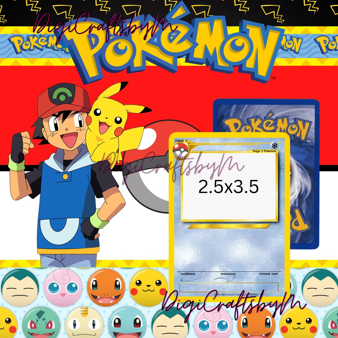 Poke Mon Digital Download Scrapbook Paper - Etsy