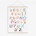 Animal Alphabet Poster ABC Print Safari Nursery Decor - Etsy