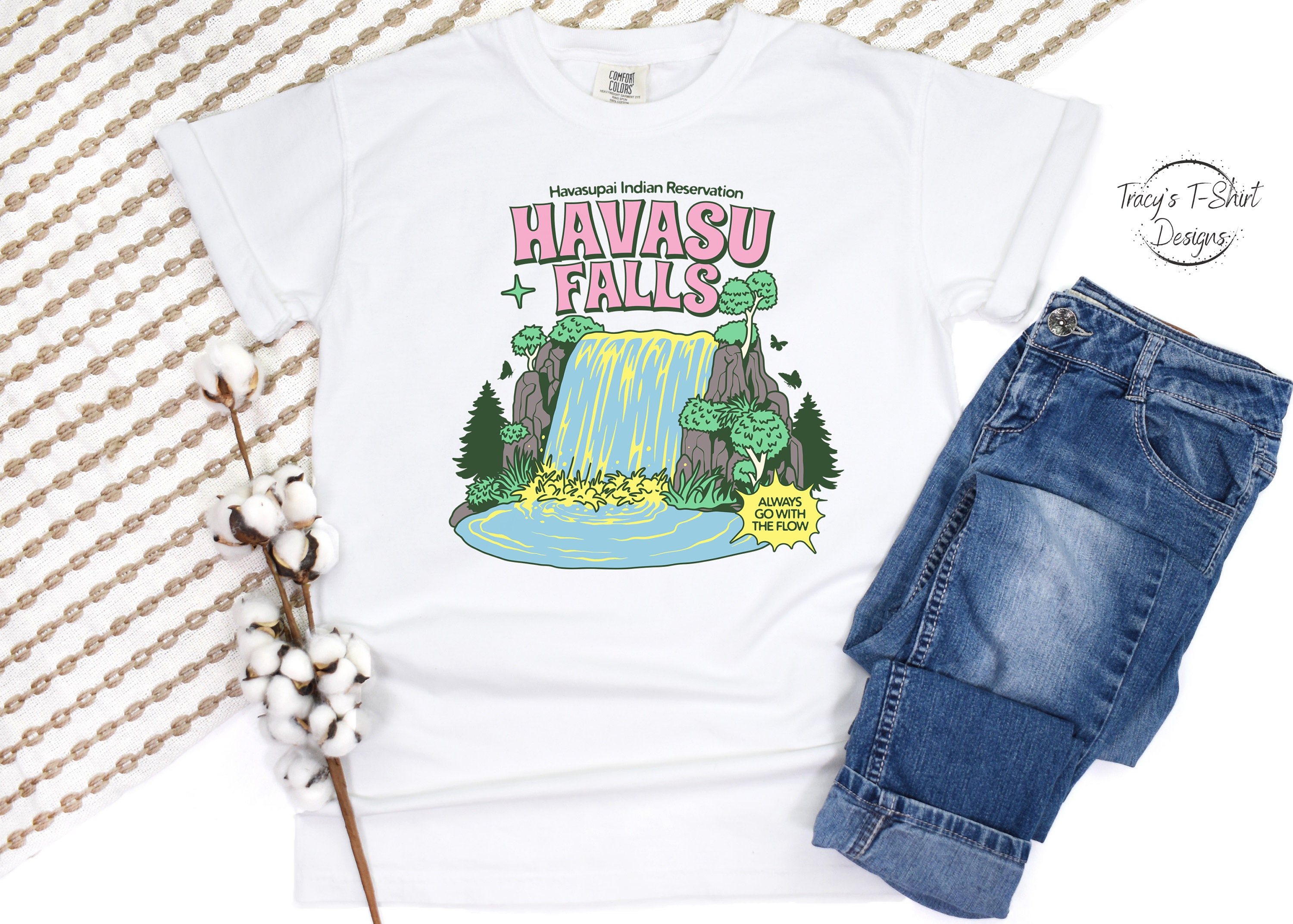Havasupai Falls Shirt Grand Canyon Souvenir Shirt Waterfall - Etsy