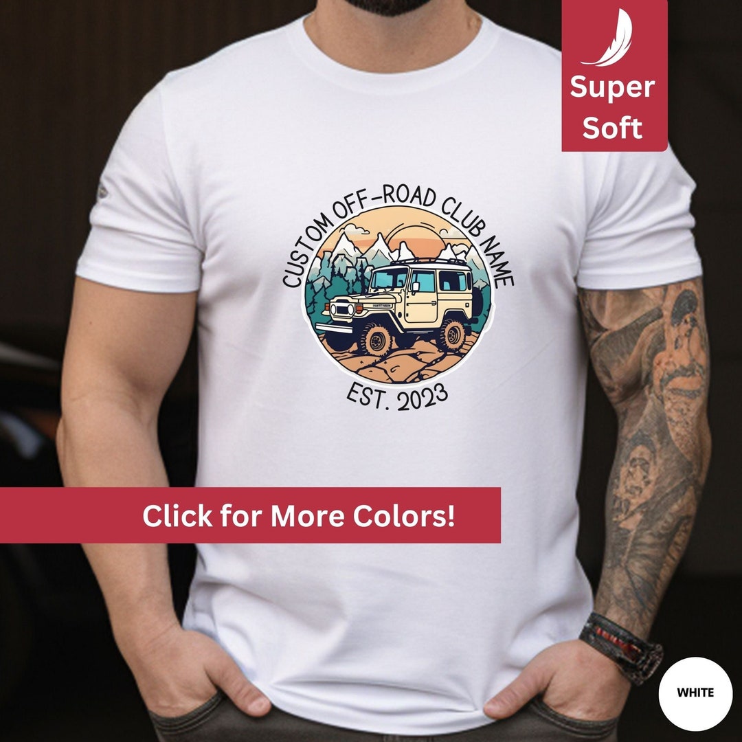 Custom off Road Club Shirt, Overland Trip T-shirt, Gift for Overlander ...