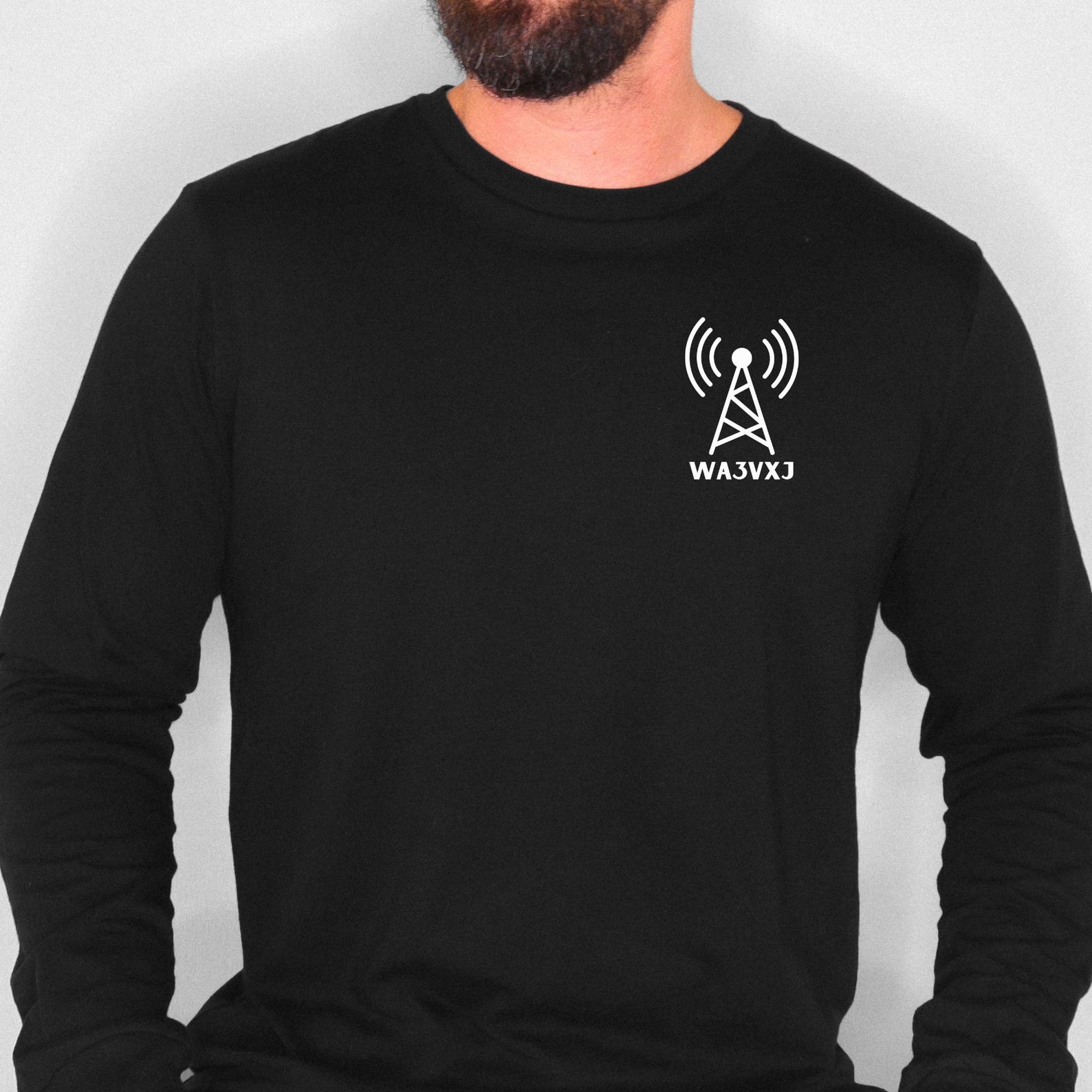 Custom HAM Radio Long Sleeve Shirt, Personalized Amateur Radio Operator ...