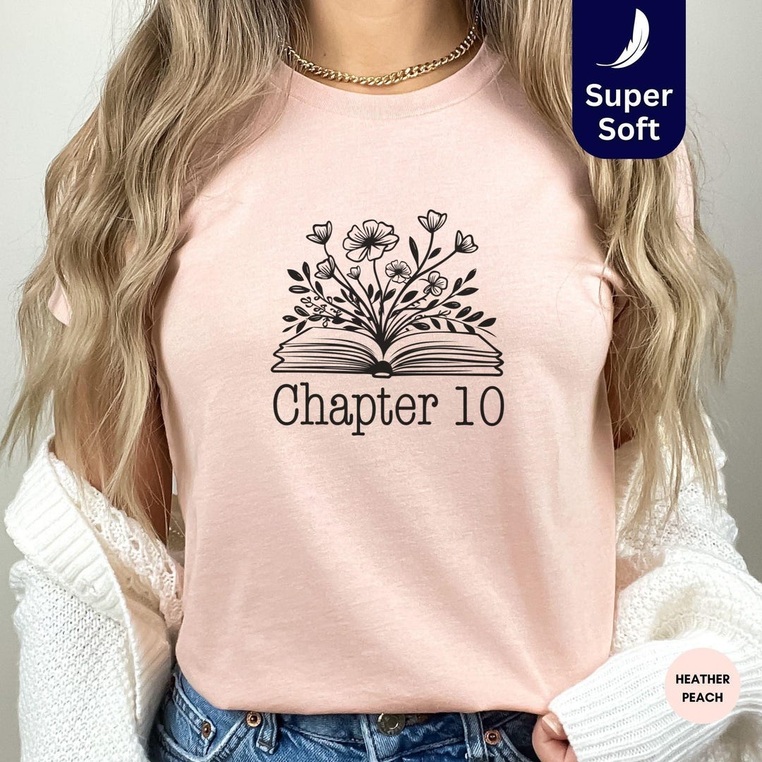 Cute 10th Birthday Shirt, Chapter 10 T-shirt, 10th Birthday Gift for ...
