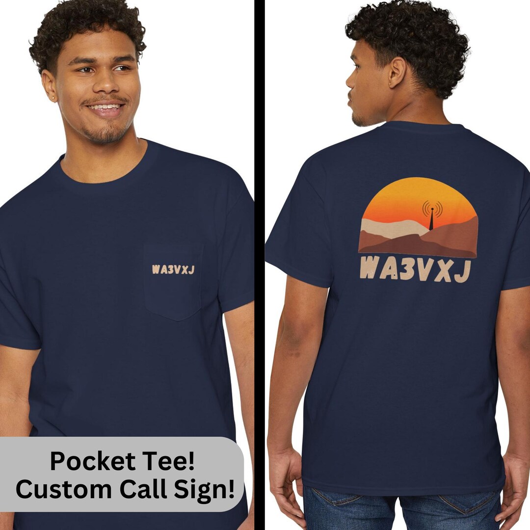 Custom HAM Radio Gift Amateur Radio Operator Shirt Personalized HAM ...