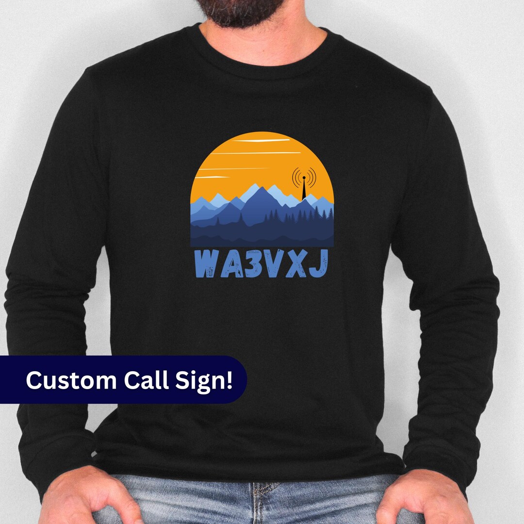Custom HAM Radio Gift, Amateur Radio Operator Shirt, Personalized HAM ...