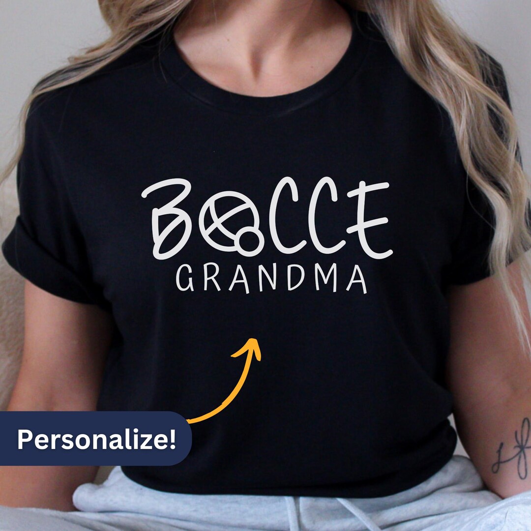 Cute Bocce Ball Shirt Personalized Bocce Shirt Fun Bocce Tshirt for ...
