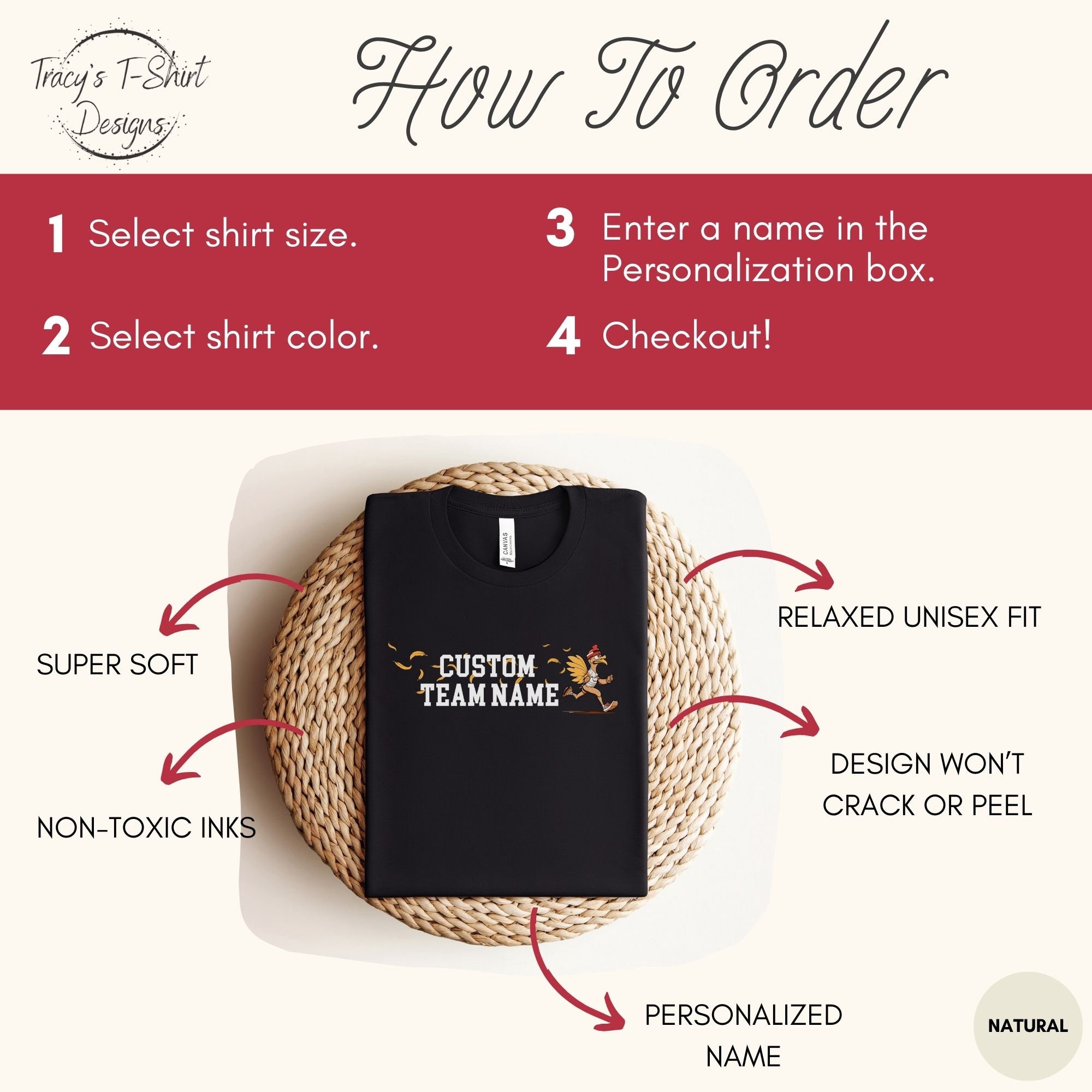 Custom Turkey Trot Shirt, Thanksgiving Group Run T-shirt, Personalized ...