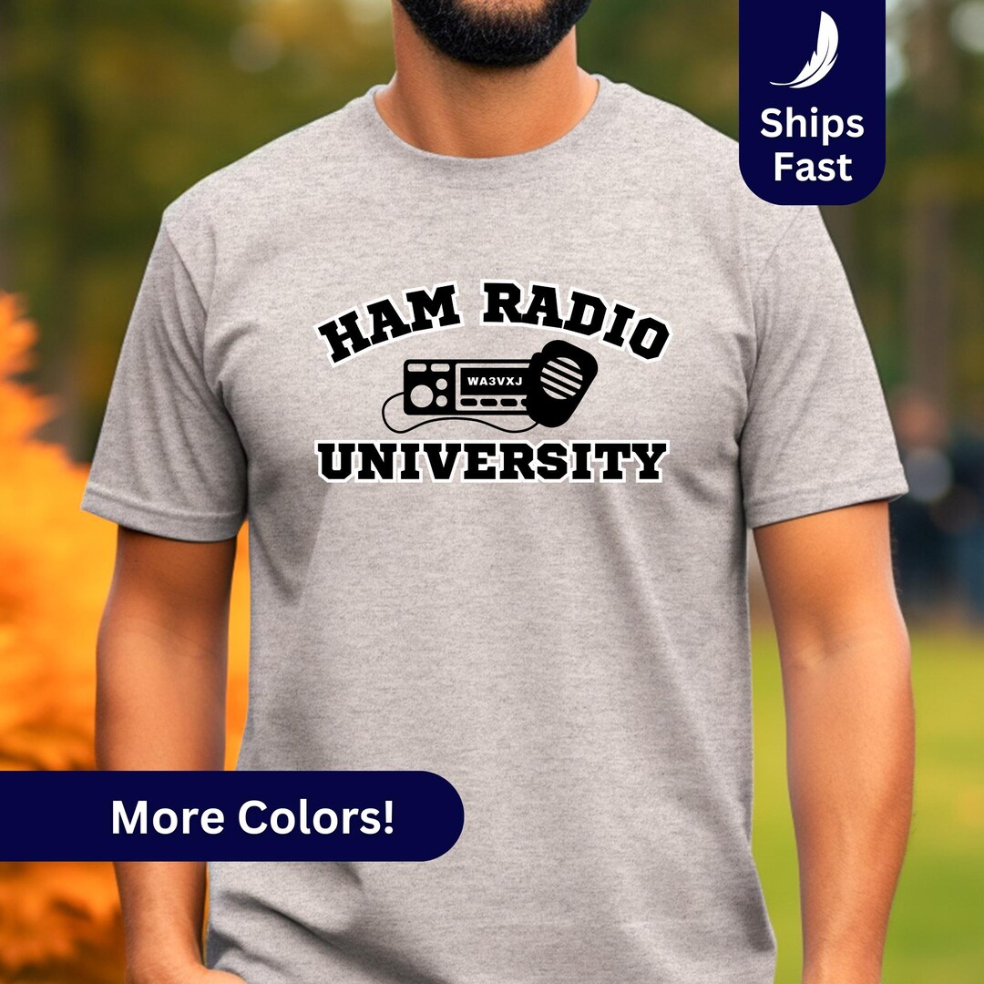 Custom HAM Radio Gift Amateur Radio Operator Shirt Personalized HAM ...