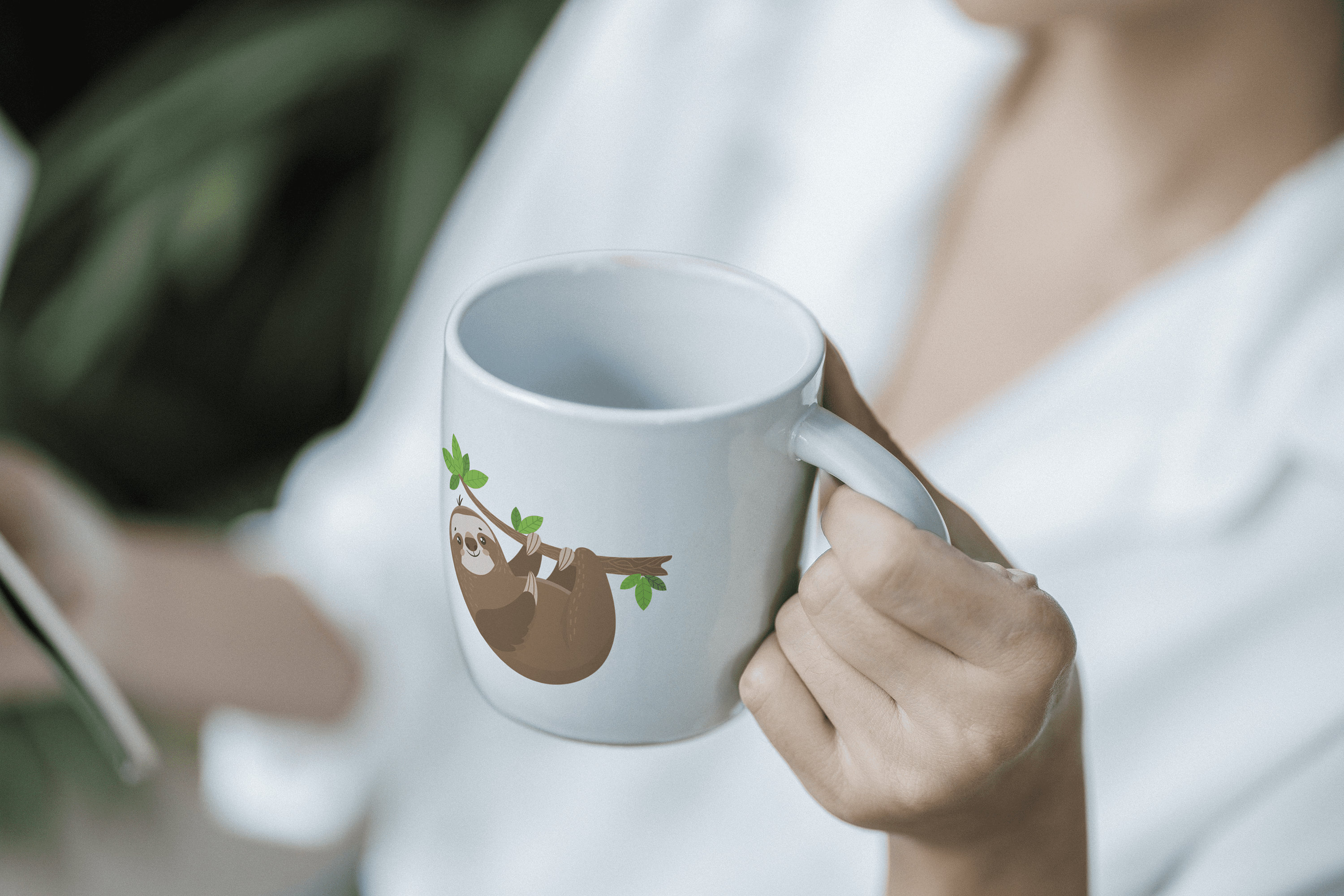 Sloth SVG, Cute Sloth SVG, Sloth Png, Hanging Sloth, Sloth Cut File ...