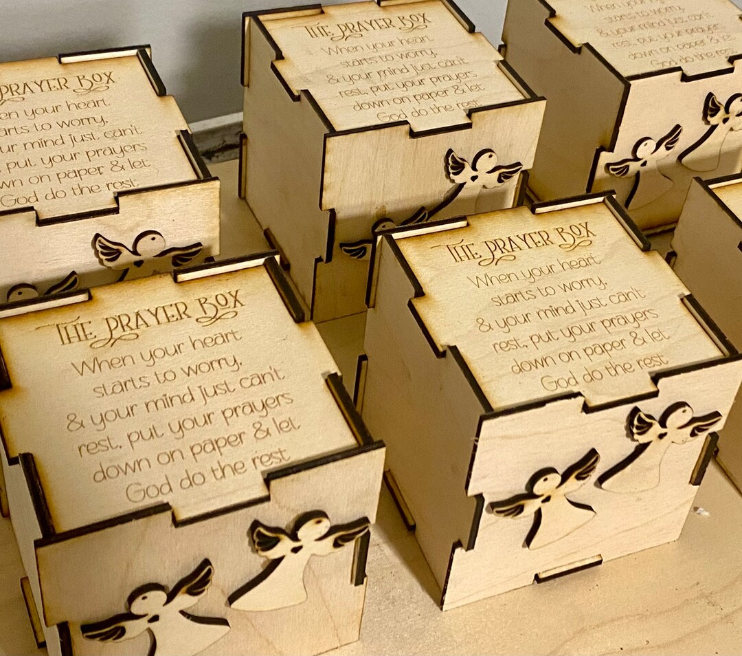 Prayer Box First Communion Box Custom Size Prayer Keep Sake Wooden ...
