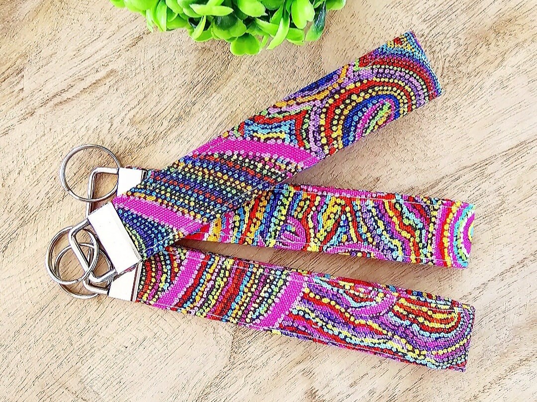 Aboriginal Design Keychain First Nations Key Fob Key Fob - Etsy