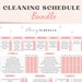 Coquette Cleaning Checklist, Adult Cleaning Checklist, Family Chore ...
