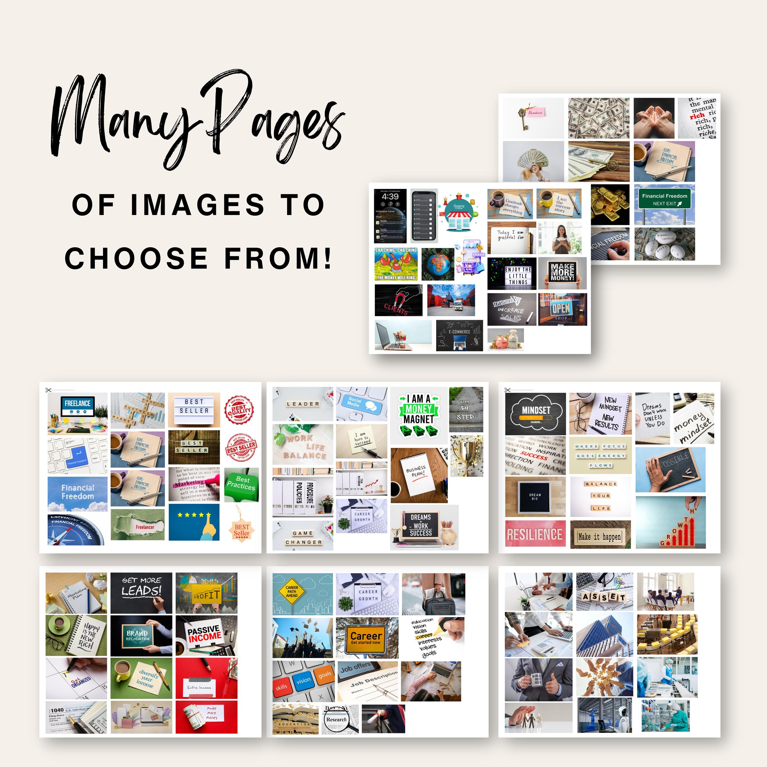 Entrepreneur Vision Board Kit Business Vision Board Template Business ...