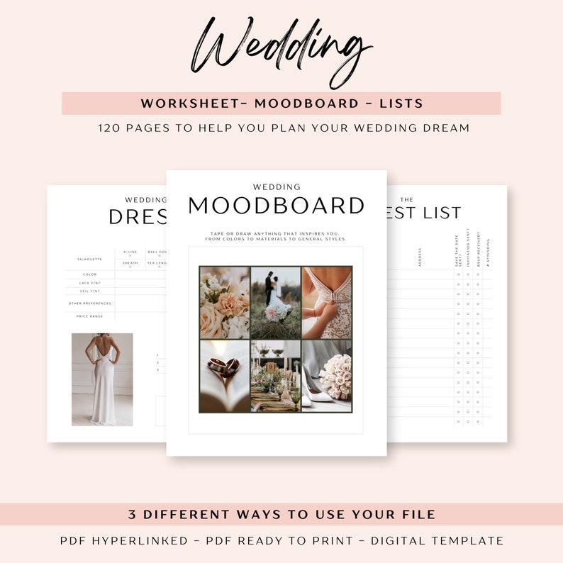 Goodnotes Wedding Planner Notability Wedding Planner Digital Wedding ...