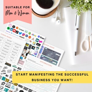 Entrepreneur Vision Board Kit Business Vision Board Template Business ...