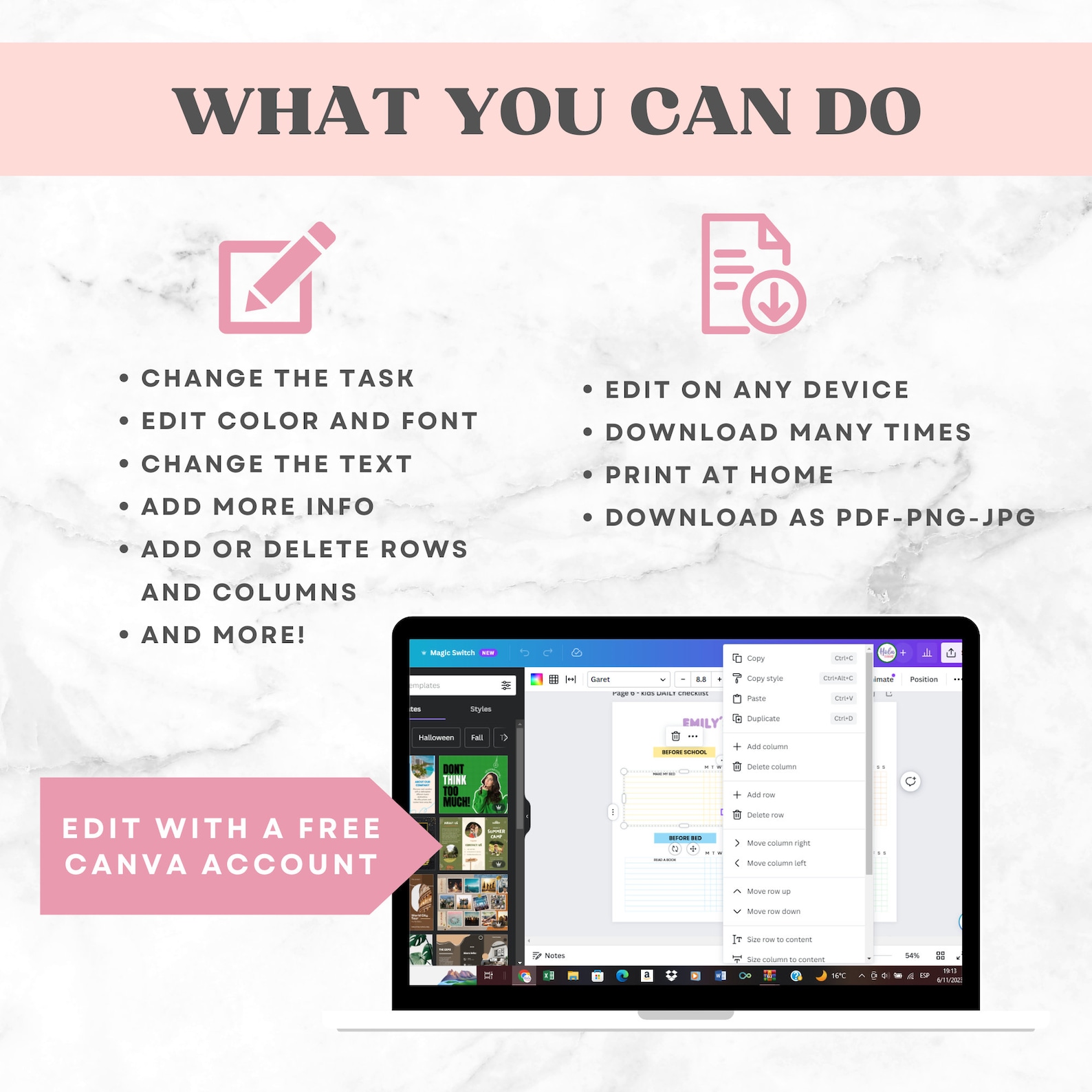 PLR Kids Chore Schedule, Plr Kids Cleaning Checklist, PLR Family Chore ...