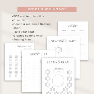 Guest List Planner Customizable Guest List Chart for Events Guest List ...