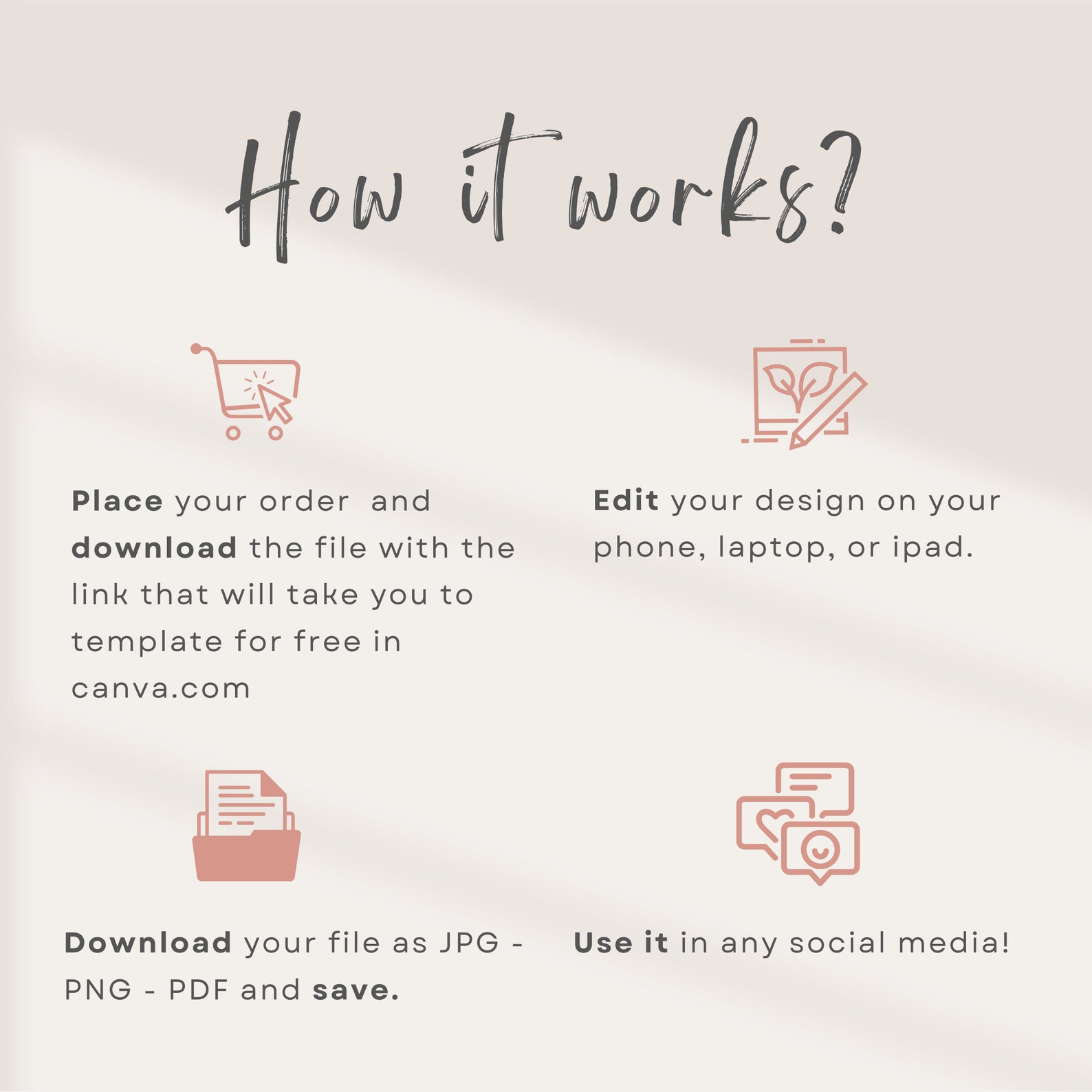 Etsy Shop Kit - Boho Etsy Shop Kit - Minimalist Etsy Shop Banner ...
