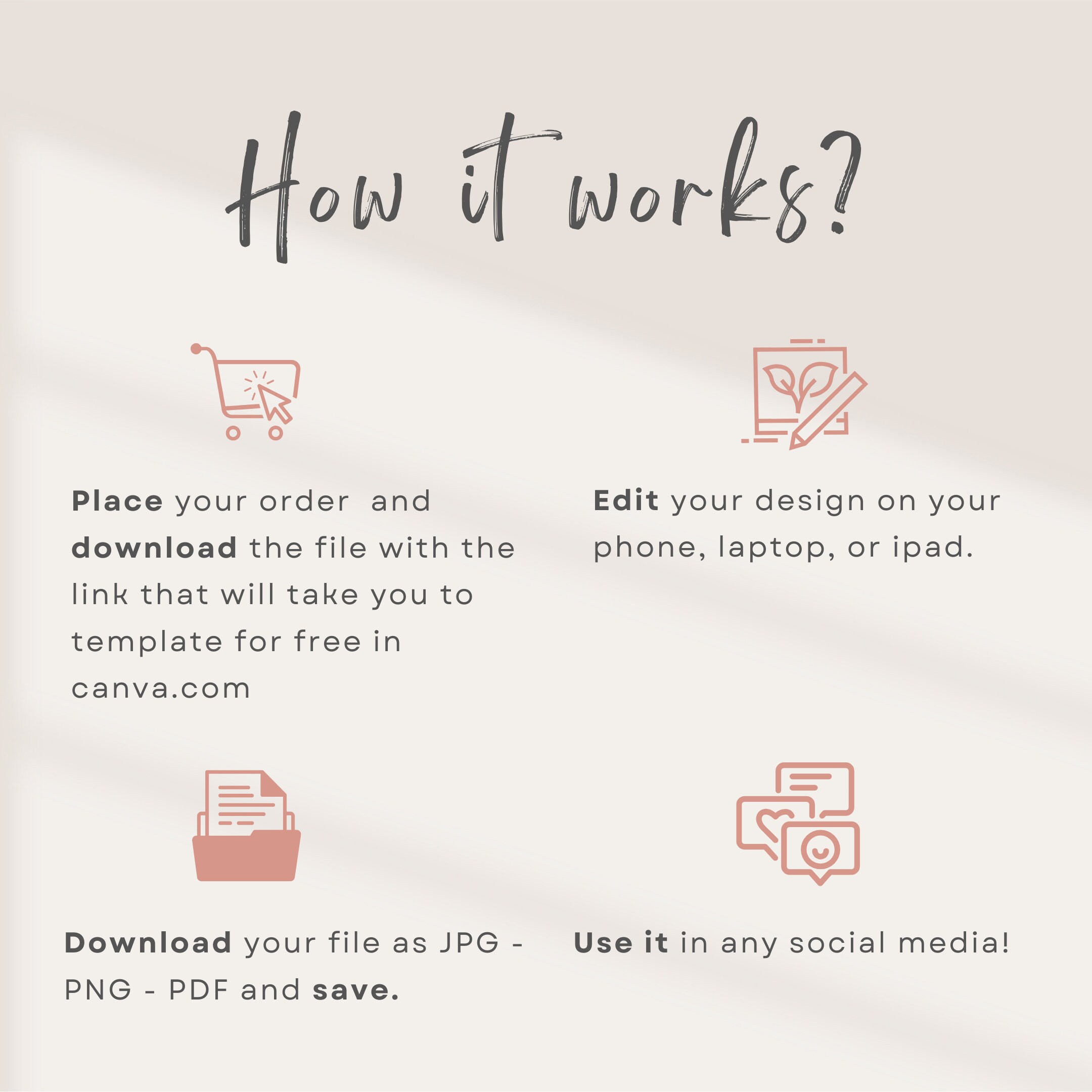 Etsy Shop Kit - Boho Etsy Shop Kit - Minimalist Etsy Shop Banner ...