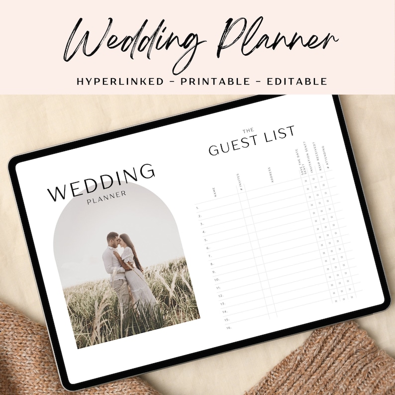Goodnotes Wedding Planner Notability Wedding Planner Digital Wedding ...