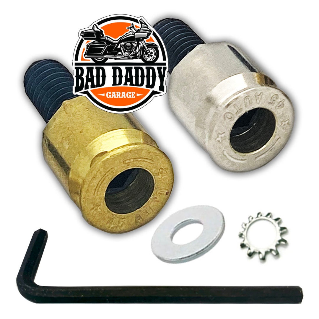 Real 45 Auto Brass Bullet Shell Casing Fender to Seat Bolt Kit for All ...