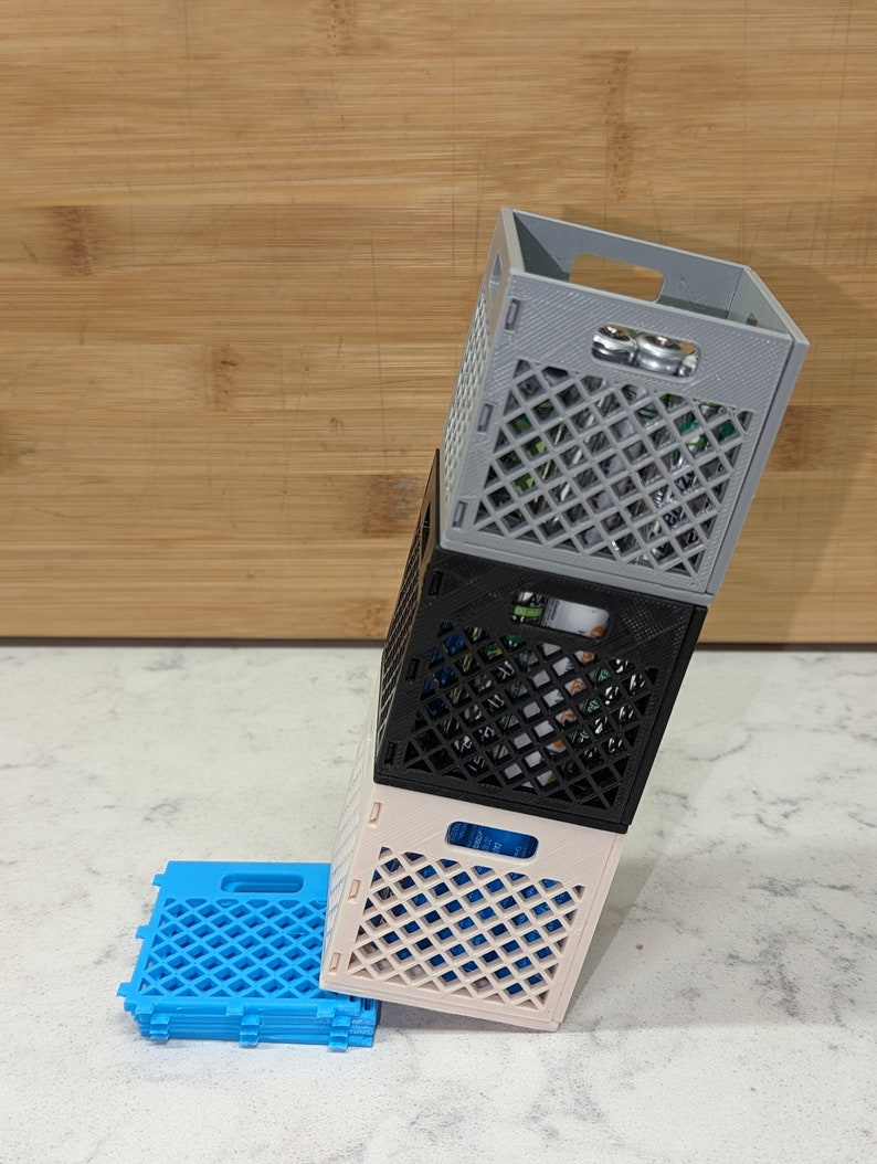 Custom Stackable Milk Crates - Etsy