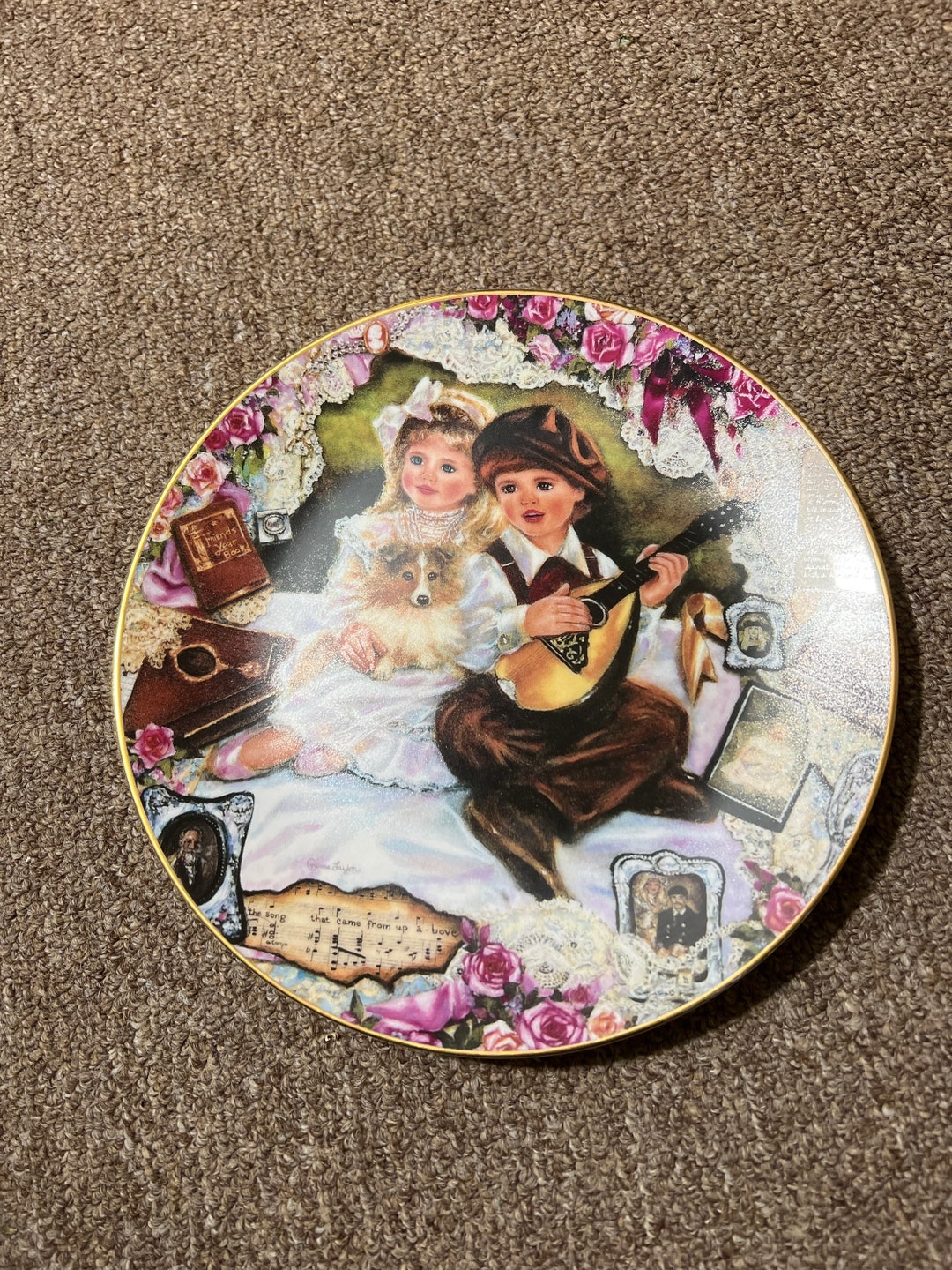 Vintage 1993 by Corinne Layton Forever Friends Decorative Plate First ...