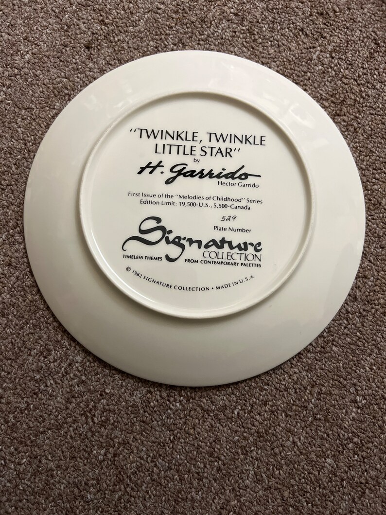 1982 Signature Collection twinkle Twinkle Little Star by - Etsy