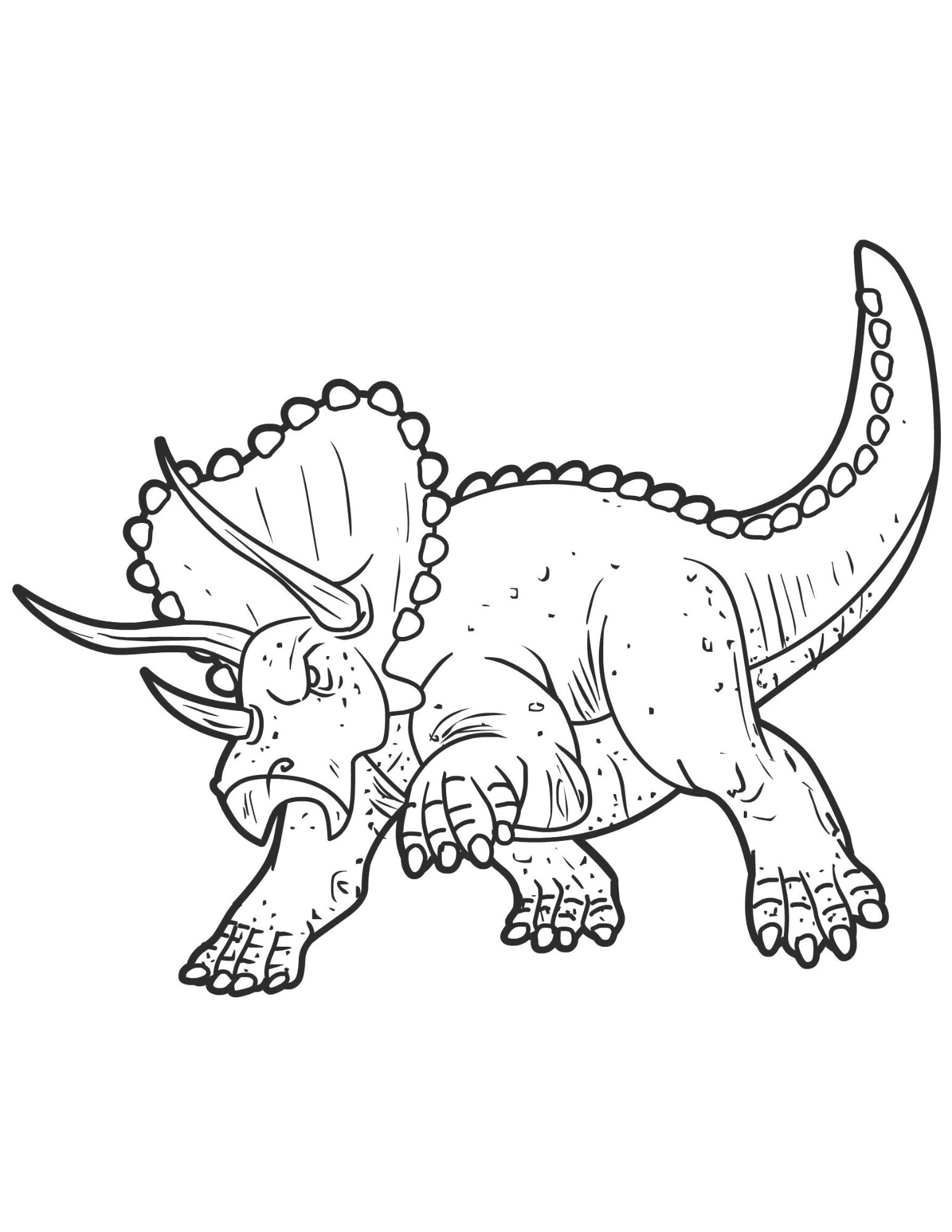 Simple Dinosaur Coloring Book - Etsy