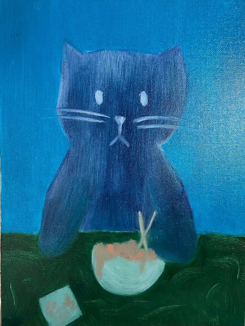 Spaghetti Cat Last Supper