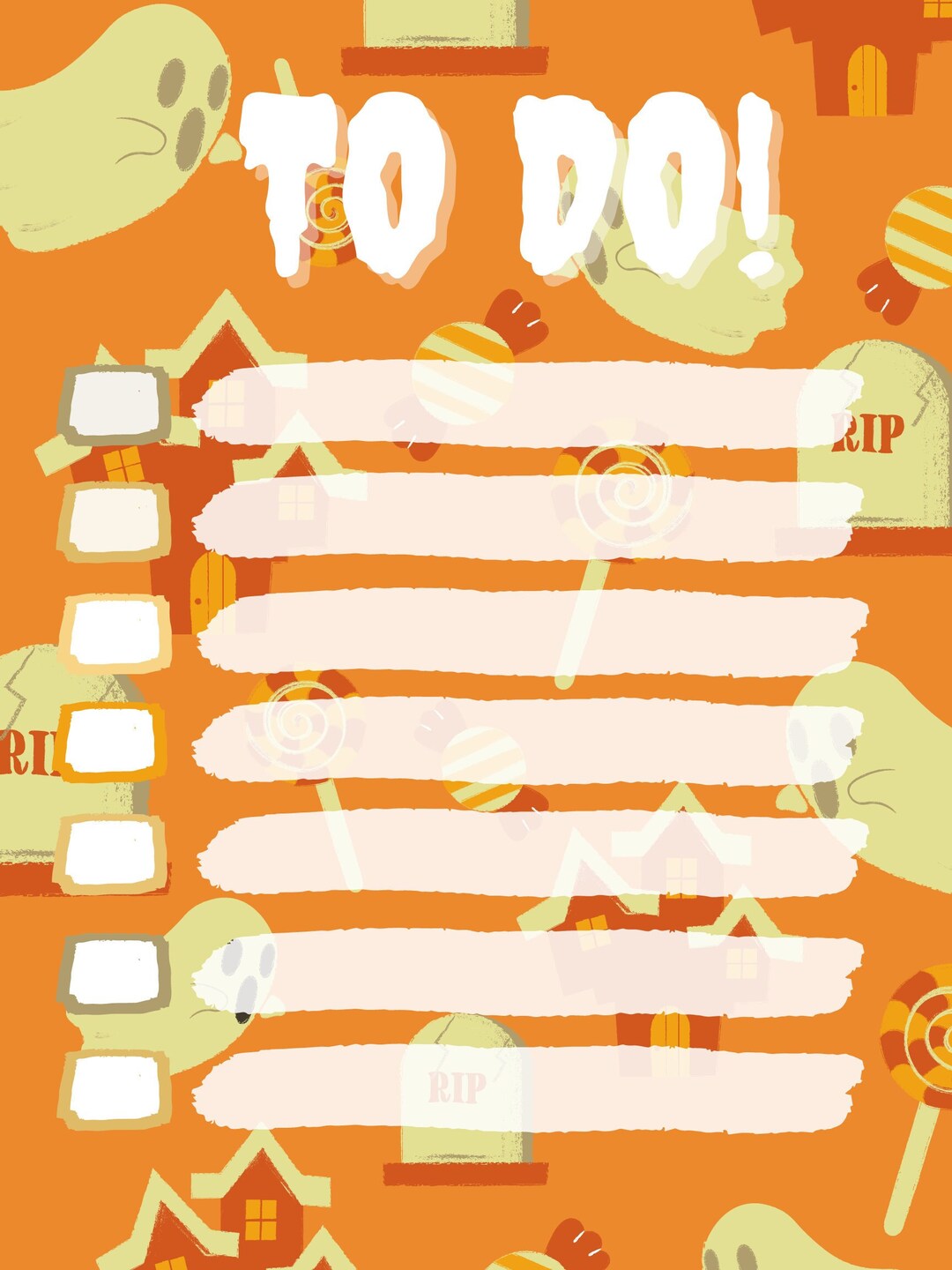 Spooky Checklist, Halloween Checklist, Holiday Organizer, Halloween ...