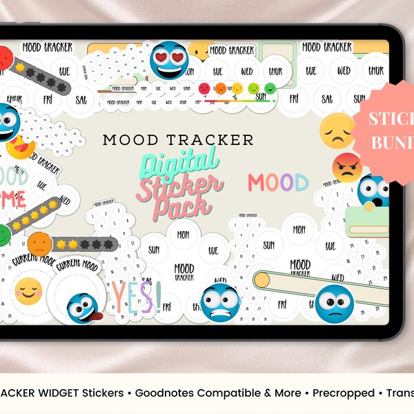 Mood Stickers - Etsy