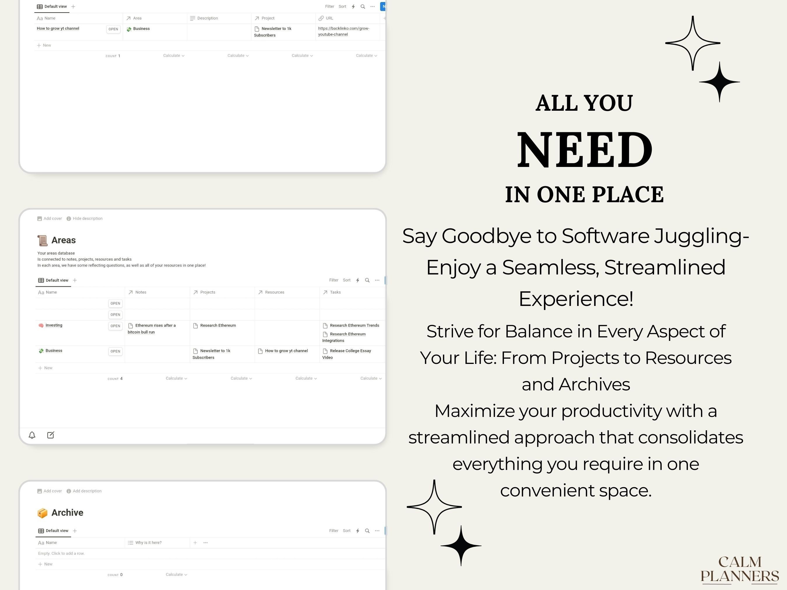 Notion Second Brain Template, Notion Dashboard, Notion Template 2023 ...
