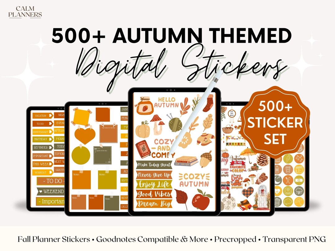 Daily Widgets, Digital Goodnotes Widget, Seasonal Digital Sticker Pack ...