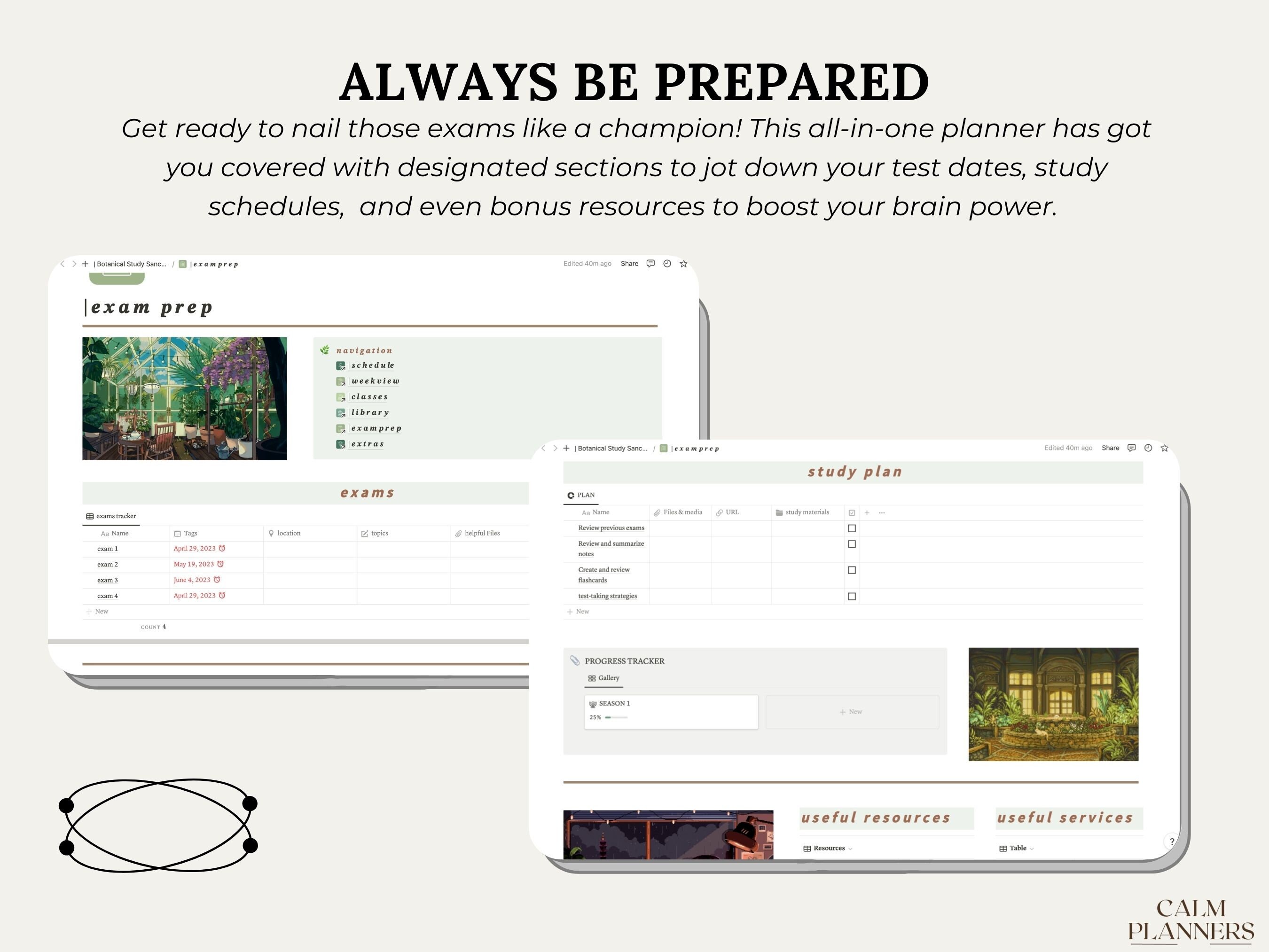 Notion Template Extended Student Planner Academic Planner Notion ...