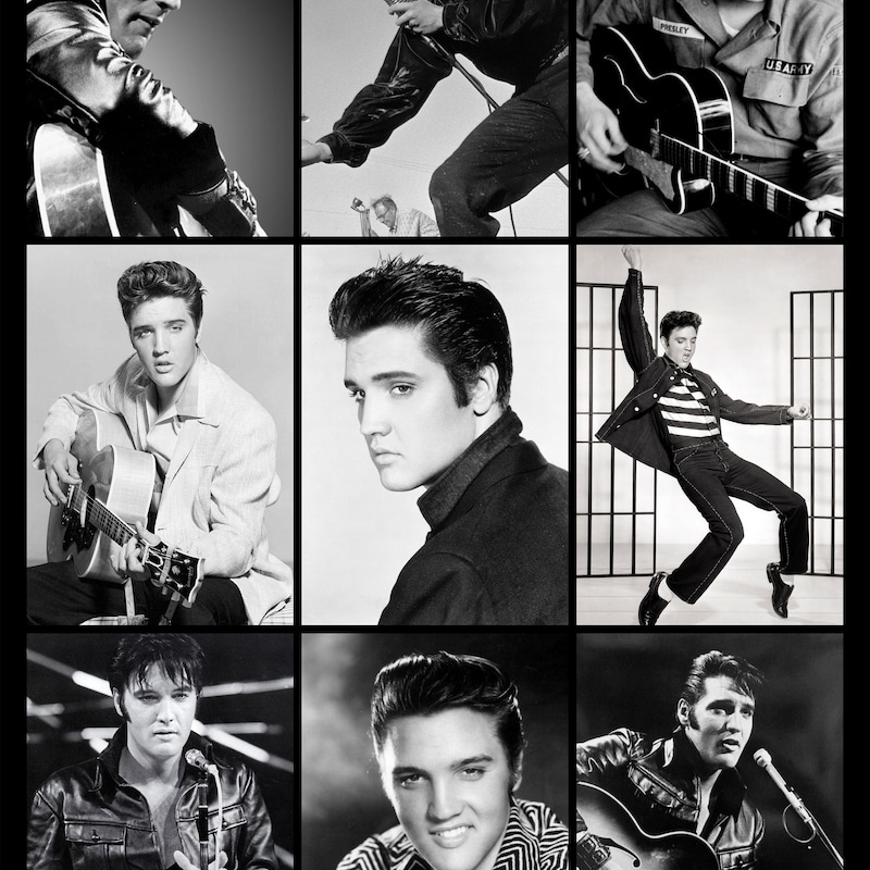 Elvis Collage - Etsy