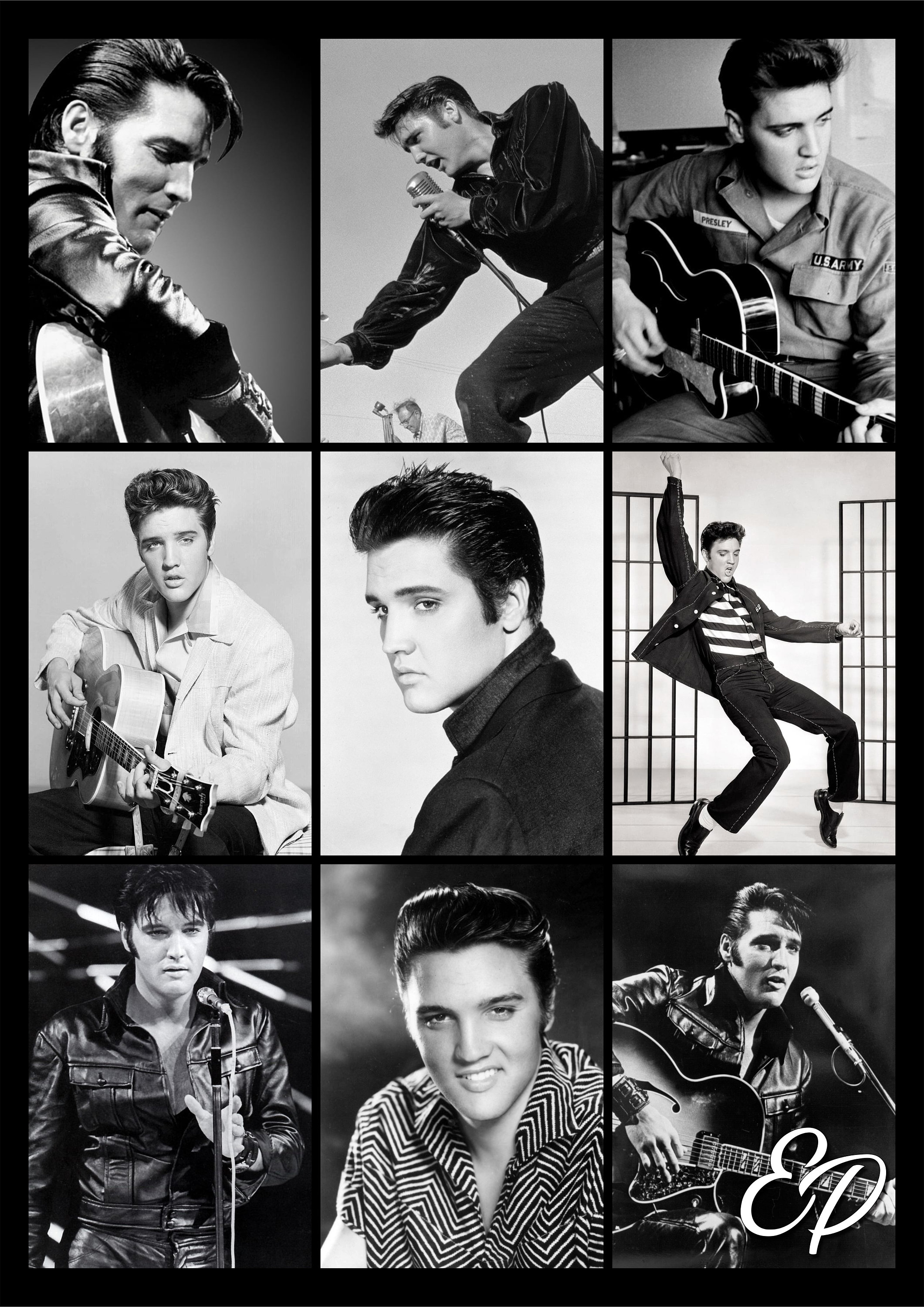 Elvis Presley A3 Digital Poster. Print at Home. Can Be Scaled Down to ...