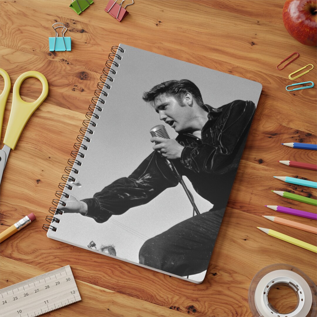 Elvis Presley Wire Bound Softcover Notebook, A5 - Etsy