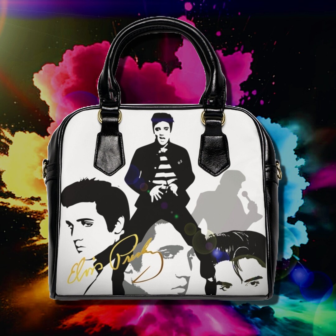 Elvis Presley Signature Shoulder Handbag - Etsy