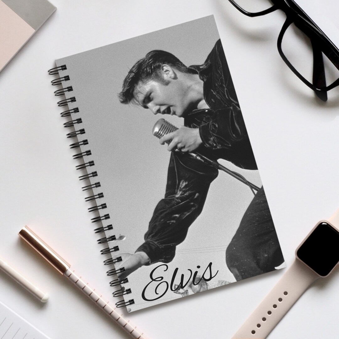 Elvis Presley Spiral Bound Journal, Notepad, Organiser - Etsy