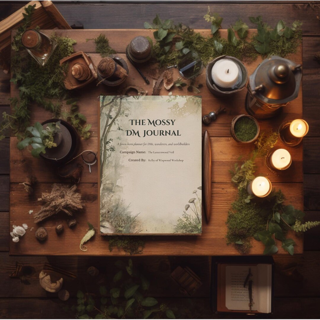 The Mossy DM Journal – Printable Dnd Campaign Planner for Dungeon ...