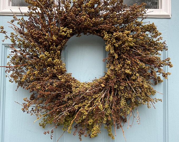 Twig Wreath With Tiny Pods - Etsy