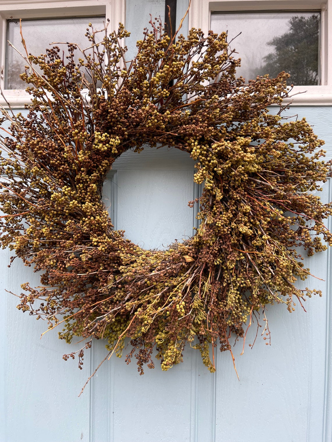 Twig Wreath With Tiny Pods - Etsy