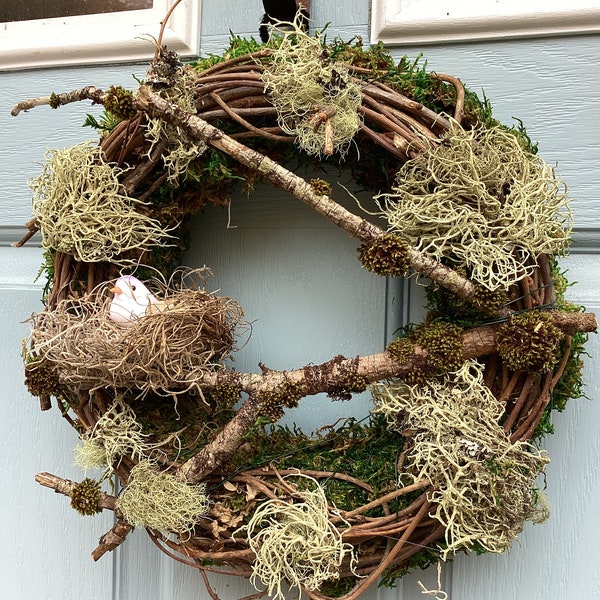 Moss Wreath - Etsy