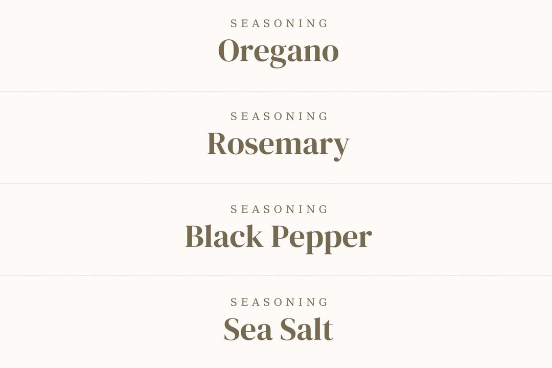 Seasoning / Spice Labels - Etsy