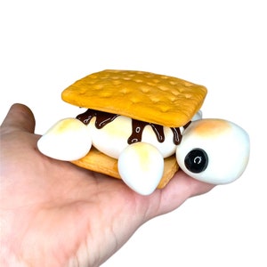 XXL Scented Dessert Turtle, Marshmallow Foam Clay Figure, Smores Animal ...