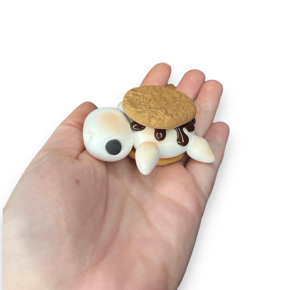 Scented Dessert Turtle, Marshmallow Foam Clay Figure, Smores Animal ...