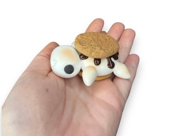XXL Scented Dessert Turtle, Marshmallow Foam Clay Figure, Smores Animal ...