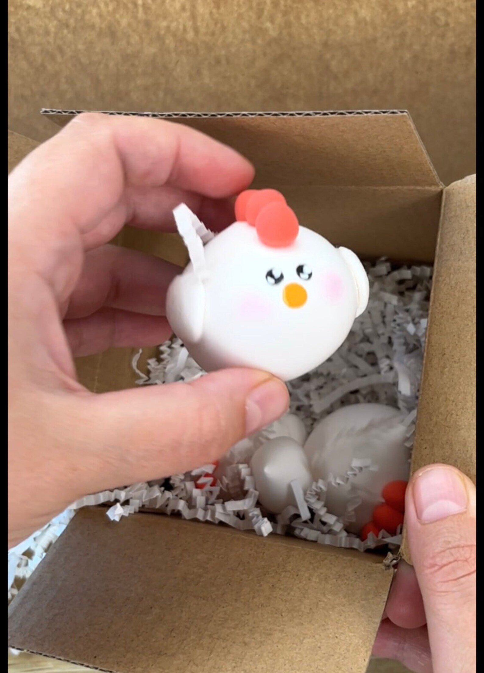 Cute Chicken Figure Foam Clay Figure Gift Decoration Desk - Etsy