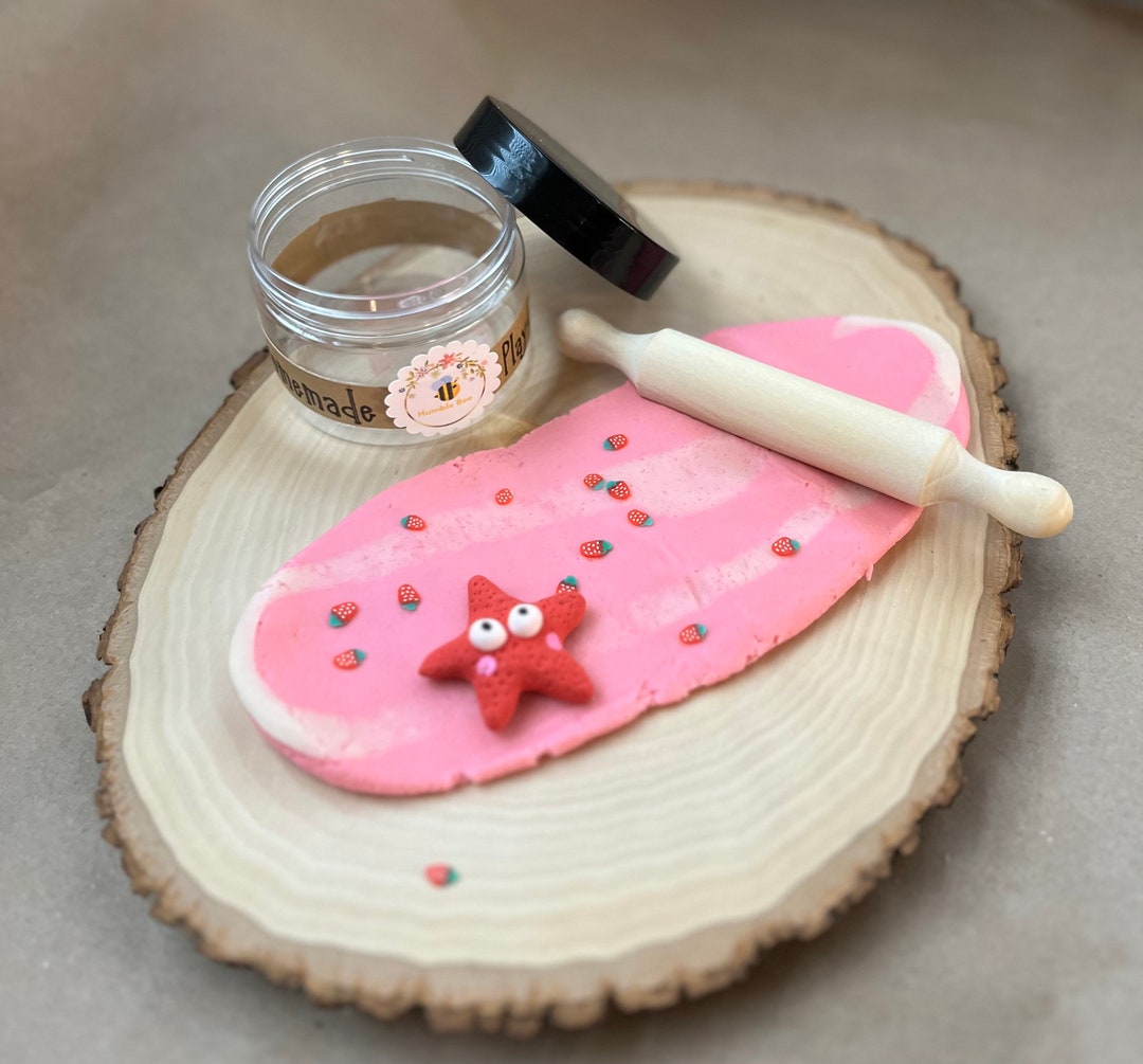 Strawberry Starfish Nontoxic Playdough Easter Favors for - Etsy