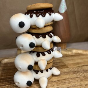 Dessert Turtle, Marshmallow Foam Clay Figure, S’mores Animal, Fake Bake ...